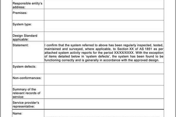 Definition: Yearly Condition Report ("YCR") | Firewize